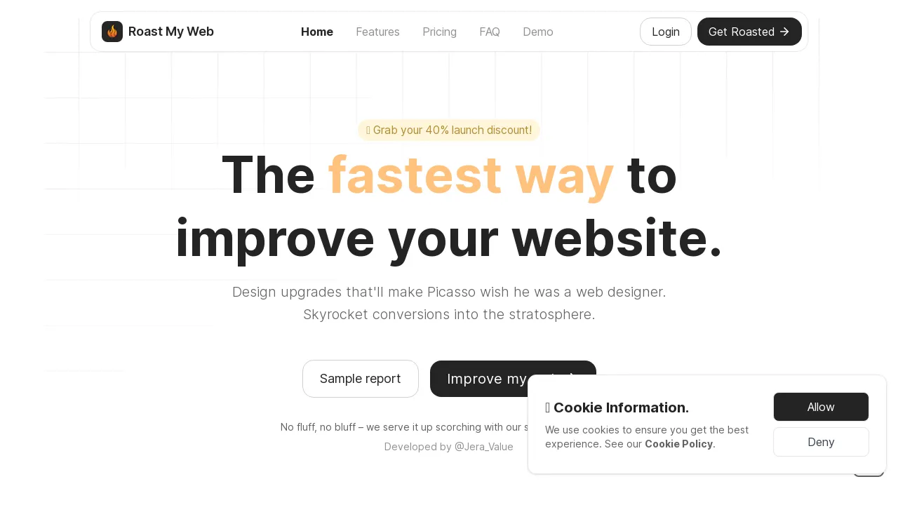 Roast My Web - BestofAI